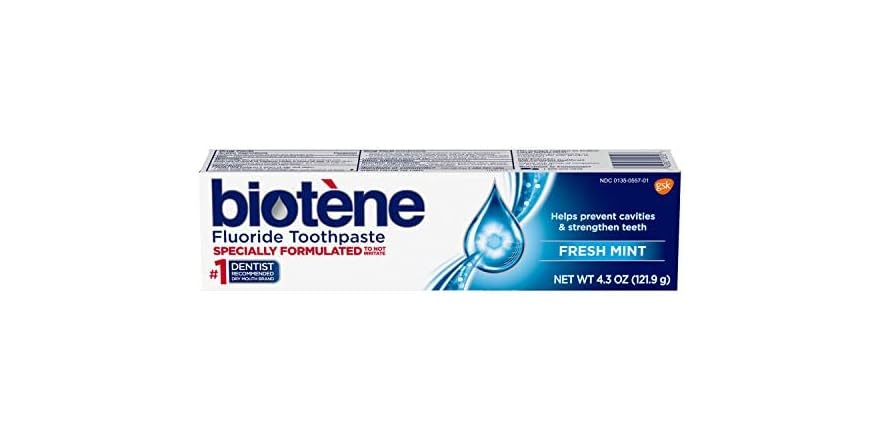 Biotene Fluoride Toothpaste for Dry Mouth Symptoms