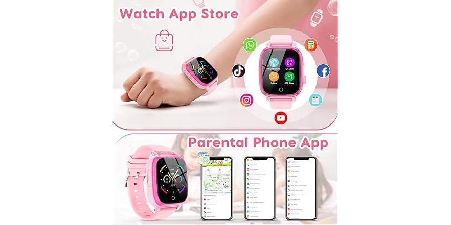 cjc 4G Smart Watch for Kids with GPS Tra