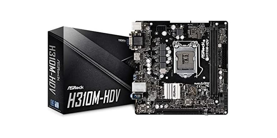 ASRock H310M-HDV LGA1151MicroATX Motherboard (Open Box)