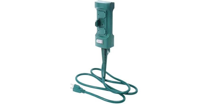 MaxWorks Outdoor Power Stake 6-Outlet