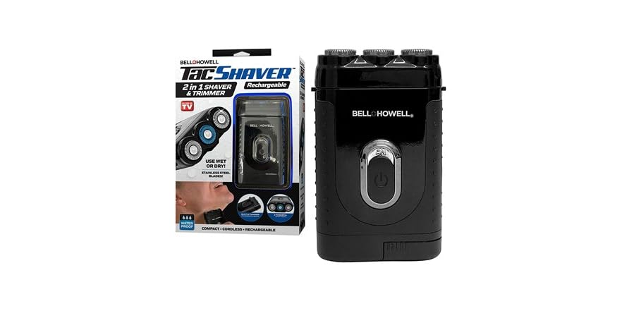 Bell+Howell 3D Rechargeable Tacshaver