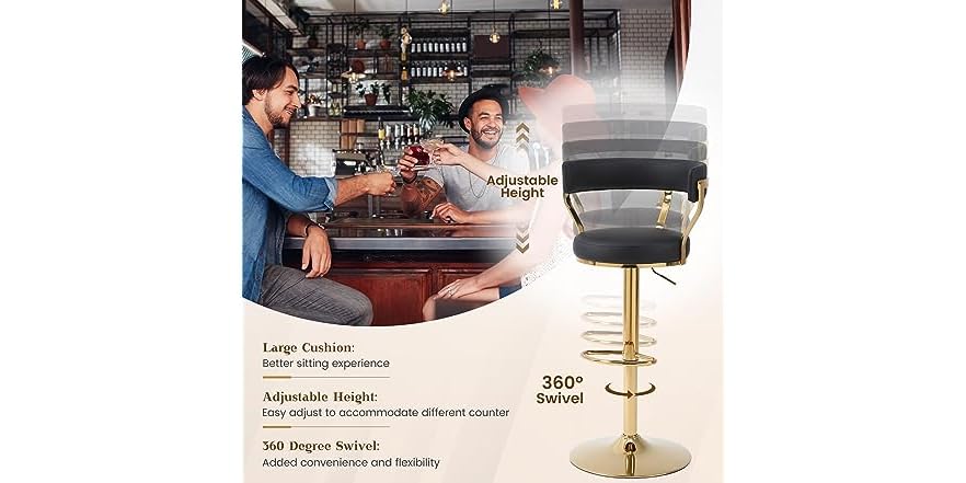 D Diana Dickson Bar Stool (Open Box)