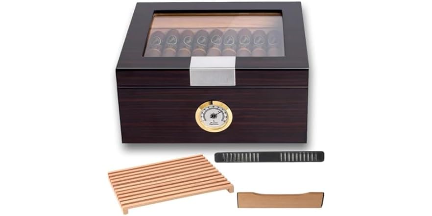 Mantello Premium Humidor Cigar Box