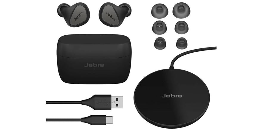 (NEW) Jabra Connect 5t Earbuds w/Wireless Charging Pad