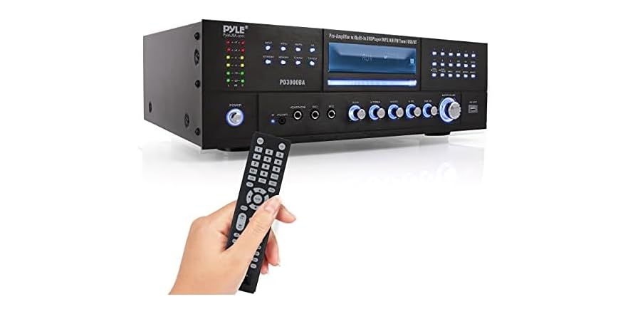 (NEW) Pyle 3000 Watt 4-Channel Wireless Bluetooth Amplifier