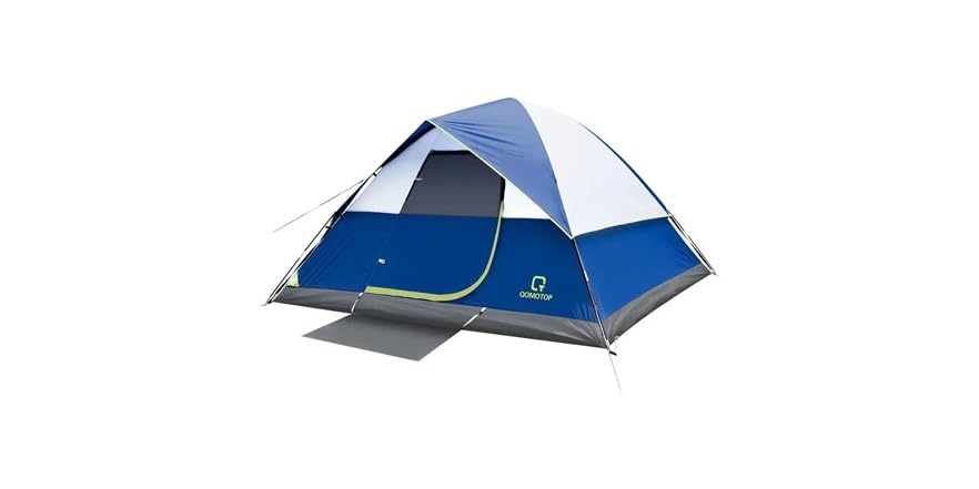 Qomotop 4 Person Dome Camping Tent Rain Fly