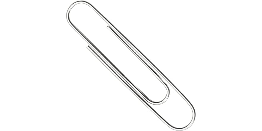 ACCO Jumbo Paper Clips Smooth 100 Ct