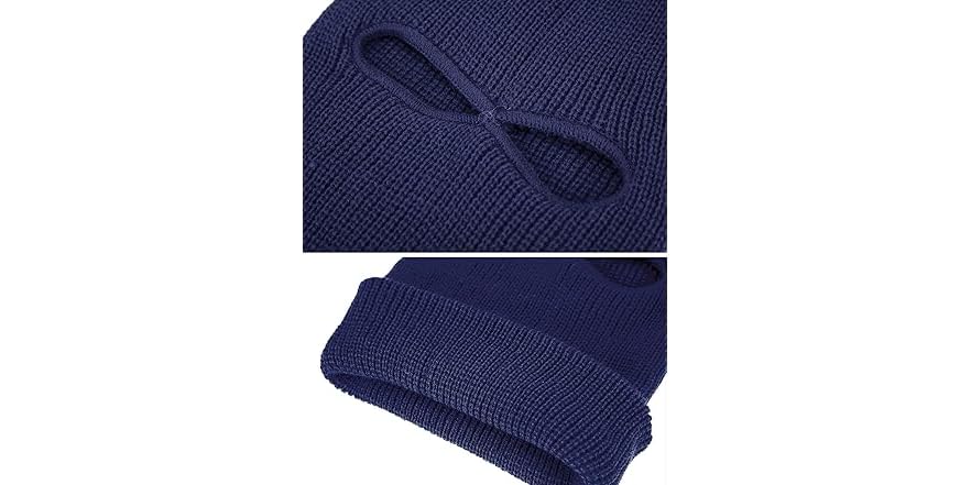 2-Hole Knitted Ski Mask (2 Pack)