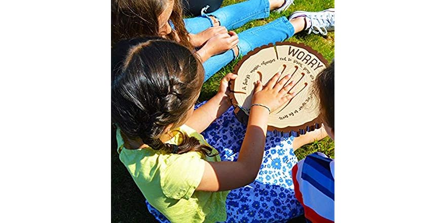 Interactive Worry Plaque