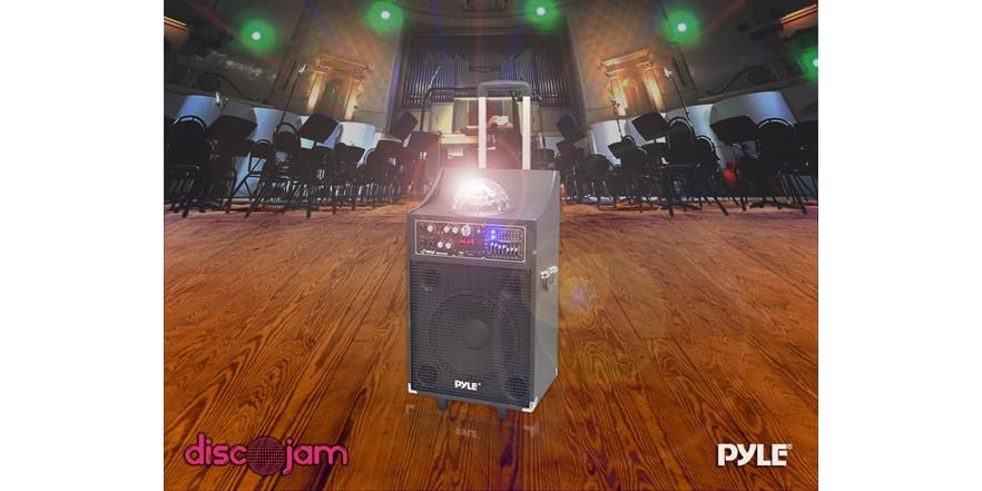 Pyle 600W Disco Jam Bluetooth 2-Way PA