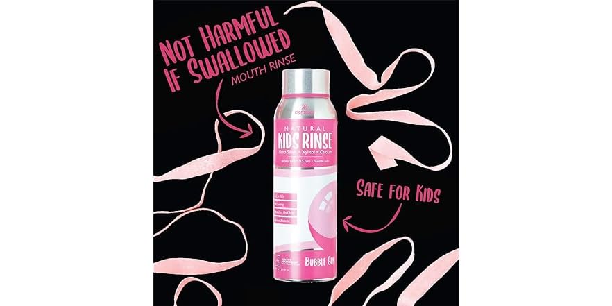 Kids Bubble Gum Mouth Rinse Oral Care 20 oz