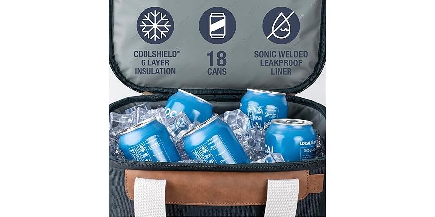 Collapsible Malibu Cooler LUXE - 18 Can
