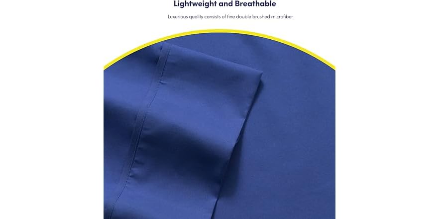 Queen Sheets Royal Blue - 6 Piece