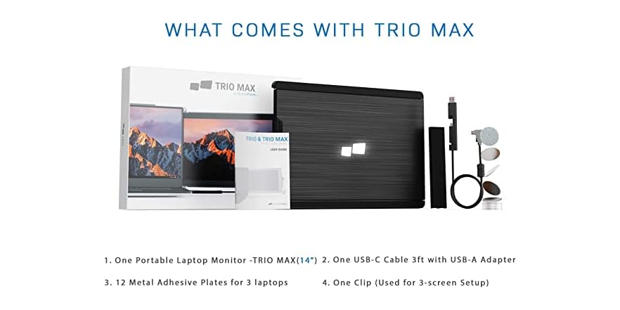 Mobile Pixels Trio Max 14" Portable Monitor (Open Box)