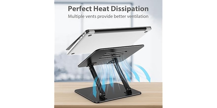 Adjustable Metal Laptop Desk Stand