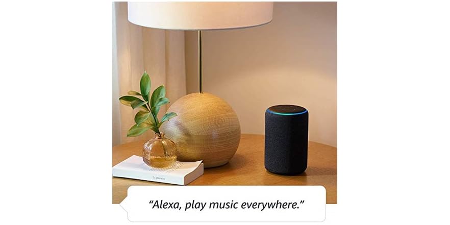 Echo (3rd Gen) - Smart speaker with Alexa (Scratch & Dent)