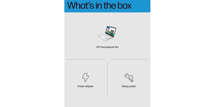 HP 14" FHD Intel Chromebook (Open Box)