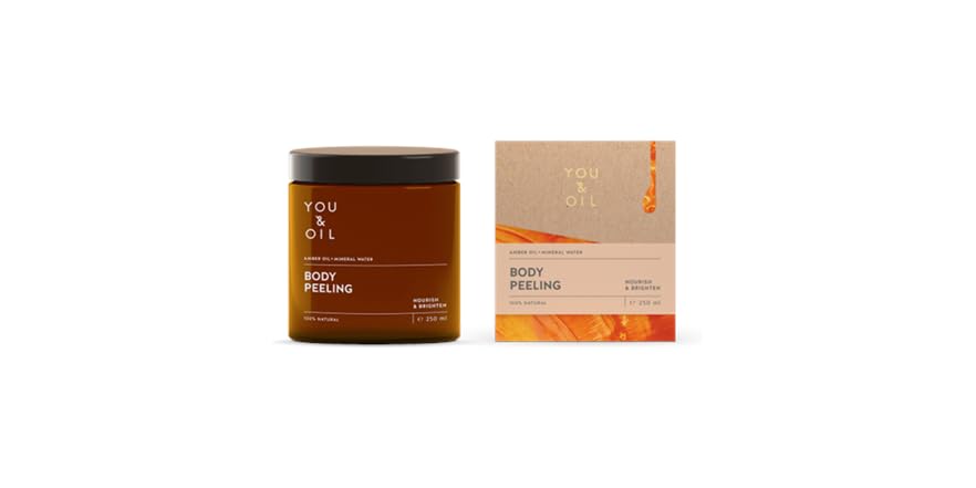YOU & ME Amber Oil Body Peeling Amber Oil + Mineral Water - 8.45 Oz.