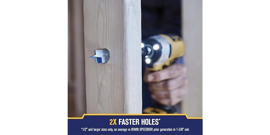 IRWIN SPEEDBOR Spade Wood Drill Bit Set, 5pc 88885