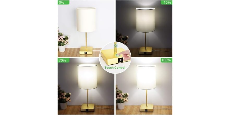 Mlambert Touch Control Table Lamp