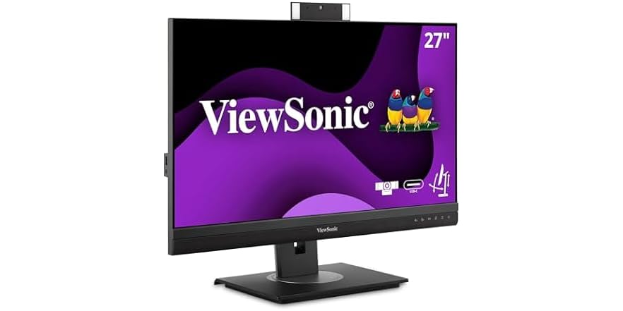 ViewSonic VG2756V-2K 24 Inch 1440p Video Conference Monitor
