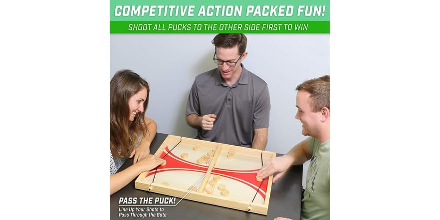 GoSports Pass the Puck Game Set