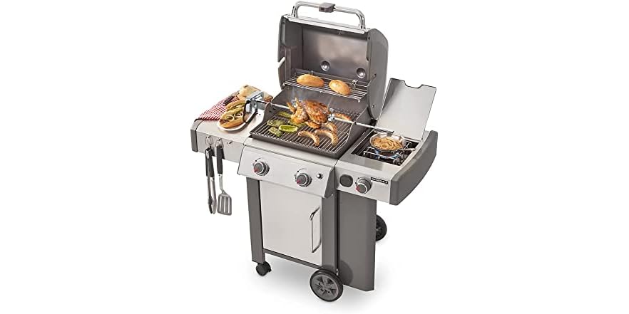 Grill Rotisserie Kit for Weber Genesis