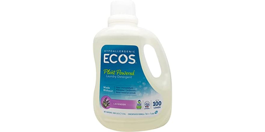 ECOS Laundry Detergent Liquid, 100 Loads