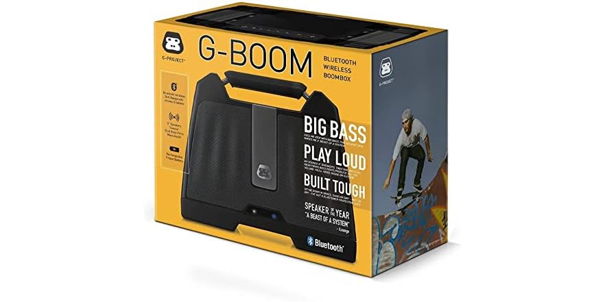G-Project G-Boom Wireless Bluetooth Boombox
