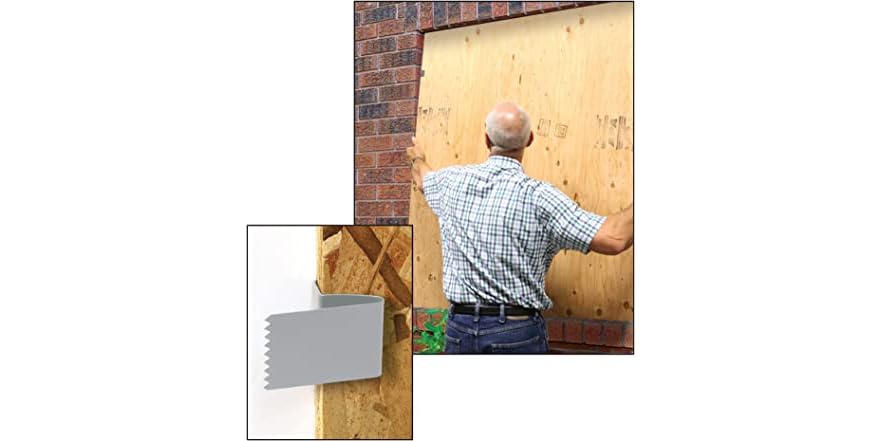 Prime-Line Hurricane Board-Up Clips