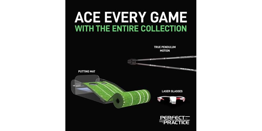 Perfect Practice Indoor Golf Putting Green Acrylic