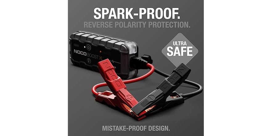 NOCO Boost XL GB50 1500 Amp 12-Volt UltraSafe Lithium Jump Starter Box