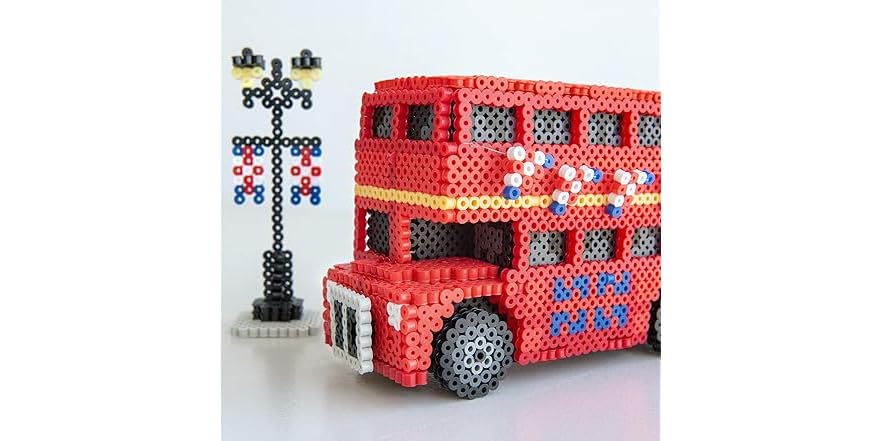 Perler London Bus 3D Fused Bead Kit