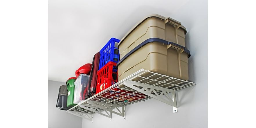 SafeRacks 2-Pack Garage Wall Shelves w/ Hooks