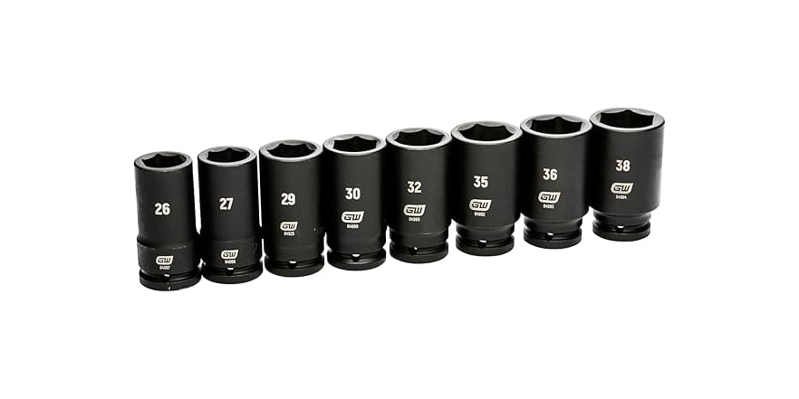 GEARWRENCH 8 Piece 3/4" Drive 6pt Socket Set 84032