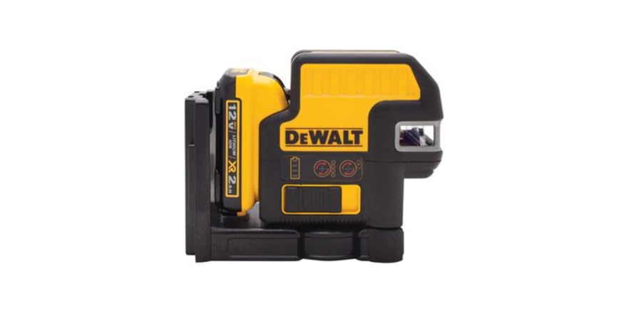 DEWALT DW0822LR 12 V 2 Spot Cross Line Red Laser (Open Box)