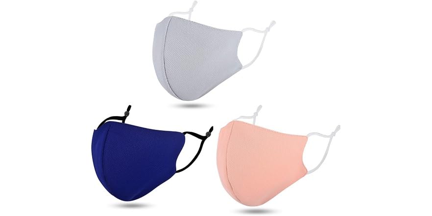 Breathable Cloth Face Masks (3-Pack)