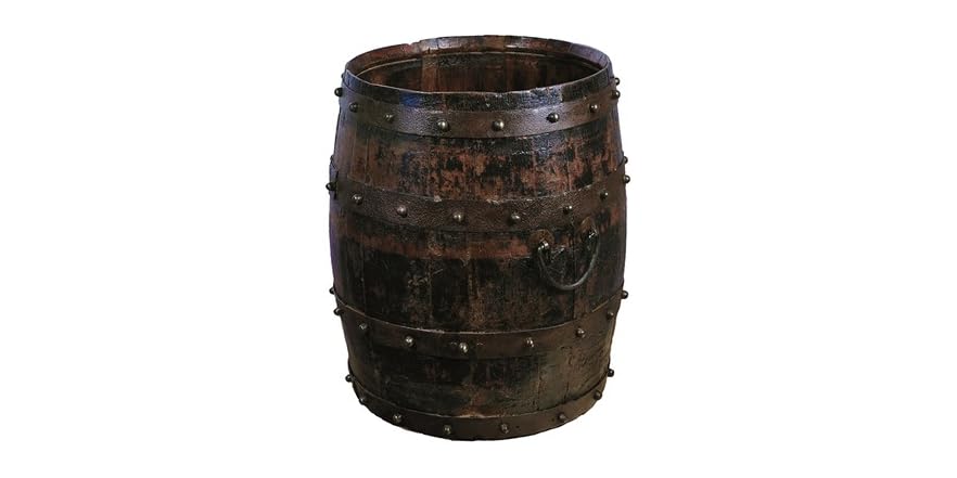 Iron-Studded Wine Barrel