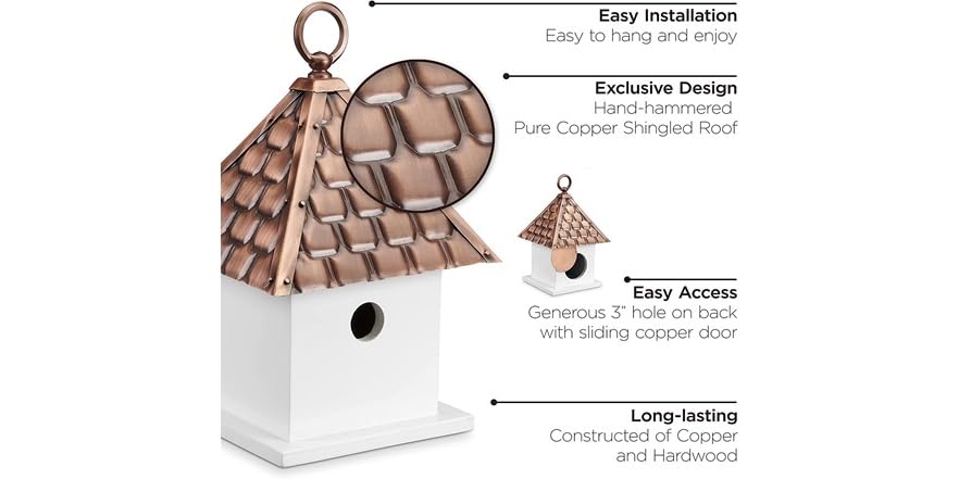 Bird House Bungalow w/ Copper Roof
