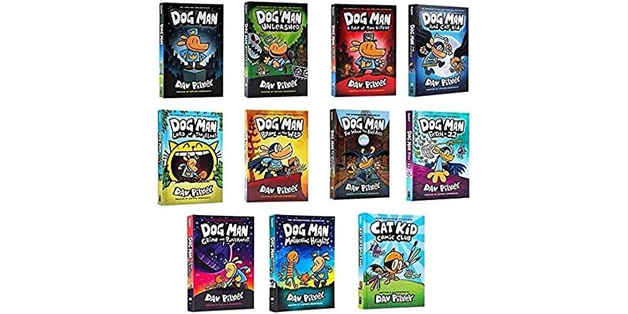 A Library of DogMan 1-11 Books Collection