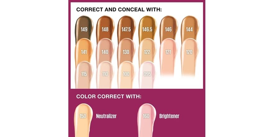 2Pk Maybelline Age Rewind Foundation (Shade #110)