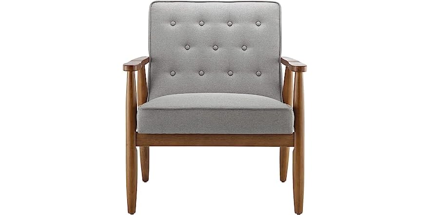 Ball & Cast Tufted Fabric Accent Chair