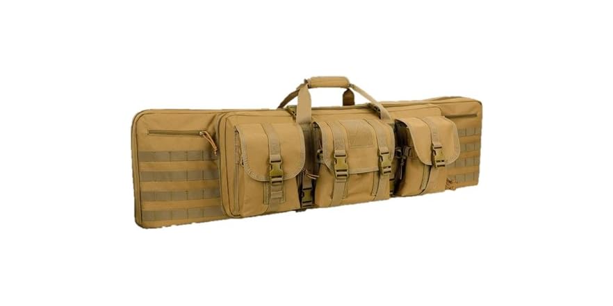 Double Long Soft Rifle Case - Khaki