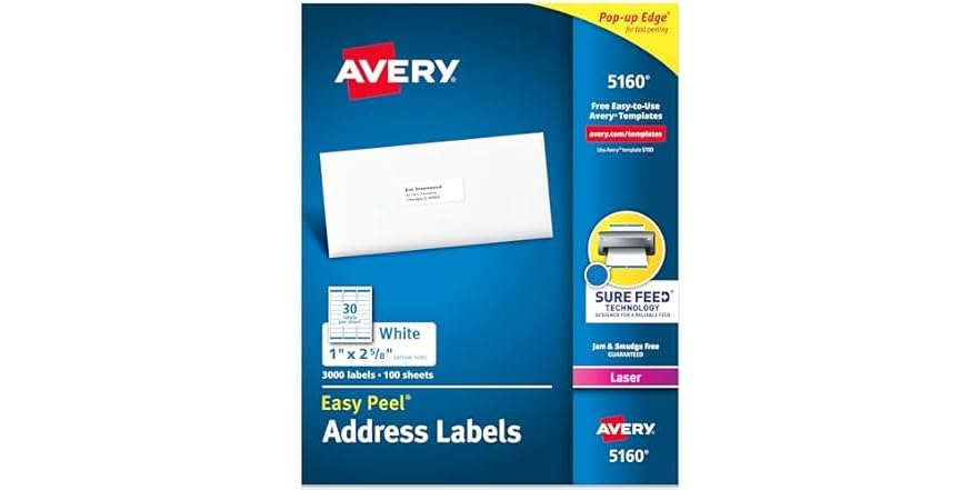 Avery Easy Peel Printable Address Labels