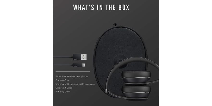 (NEW) Beats Solo 3 Wireless Headphones
