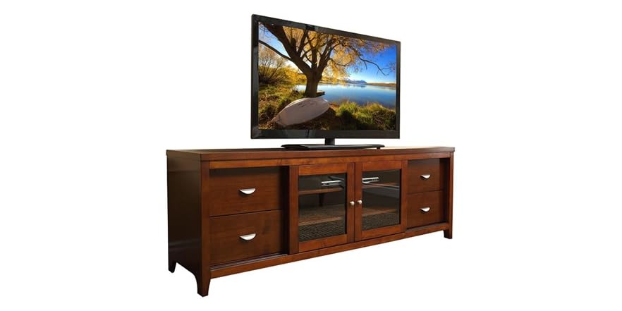 Landsford 72-inch Solid Oak TV Console