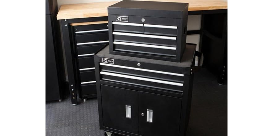 Trinity 26 in. 6-Drawer Tool Chest, Black
