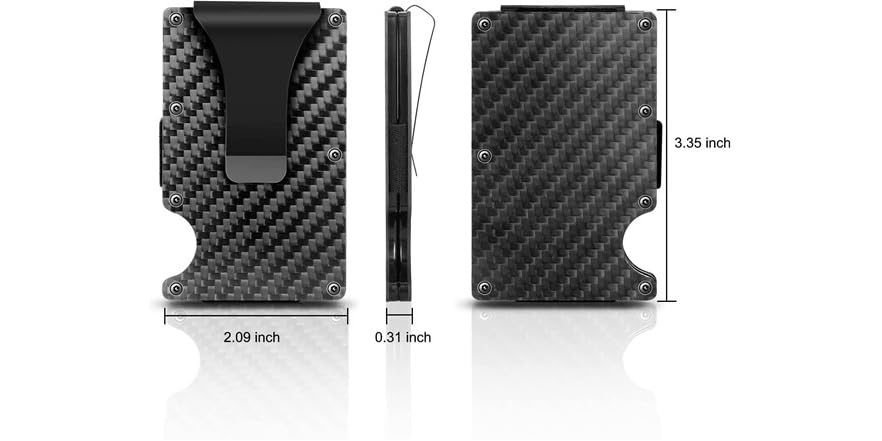 RFID Blocking Slim Money Clip