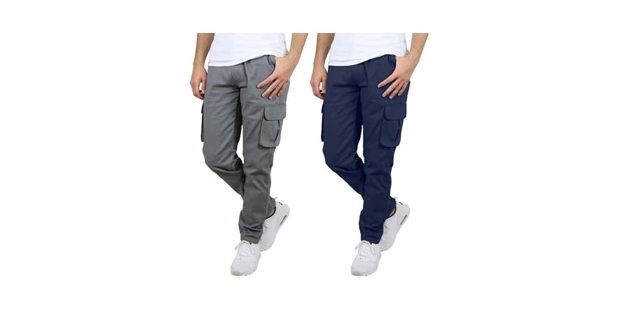 2-Pack Men's Cotton Flex Cargo Pants