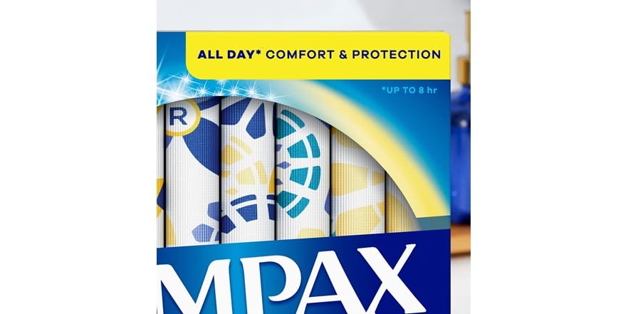 Tampax Pearl Tampons Trio Pack, 34 Count